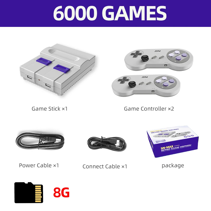SNES Mini Completo x2 Controles Sem Fio - Game com Café.com