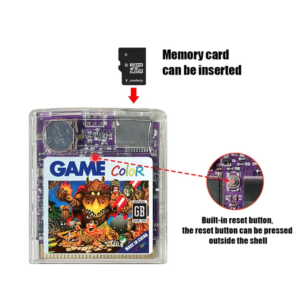Everdrive Gameboy Color Cartucho 2000 Jogos GB + GBC - Game com Café.com