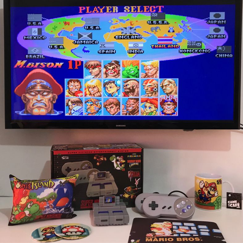 MINI Super Nintendo Retro HDMI - Game com Café.com