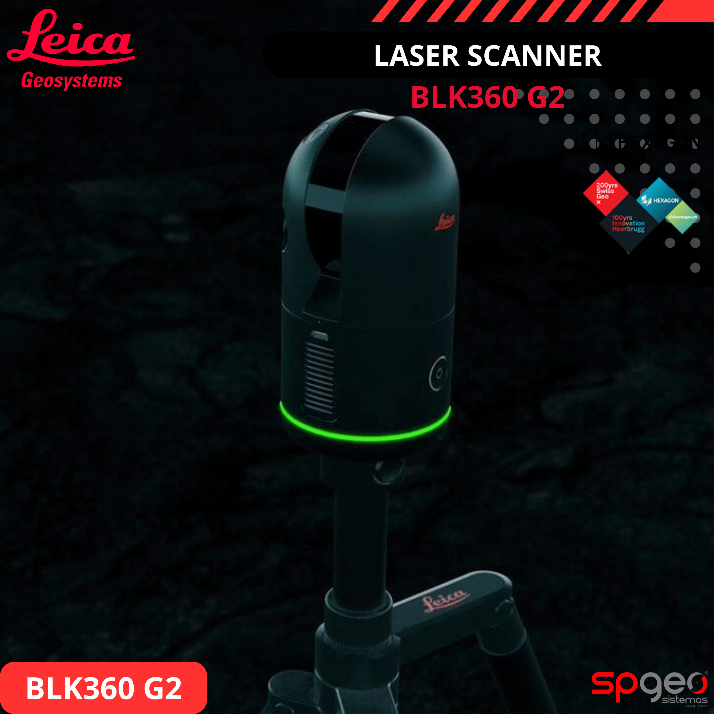 Leica BLK360 G2 Laser Scanner 3D - SPGeo