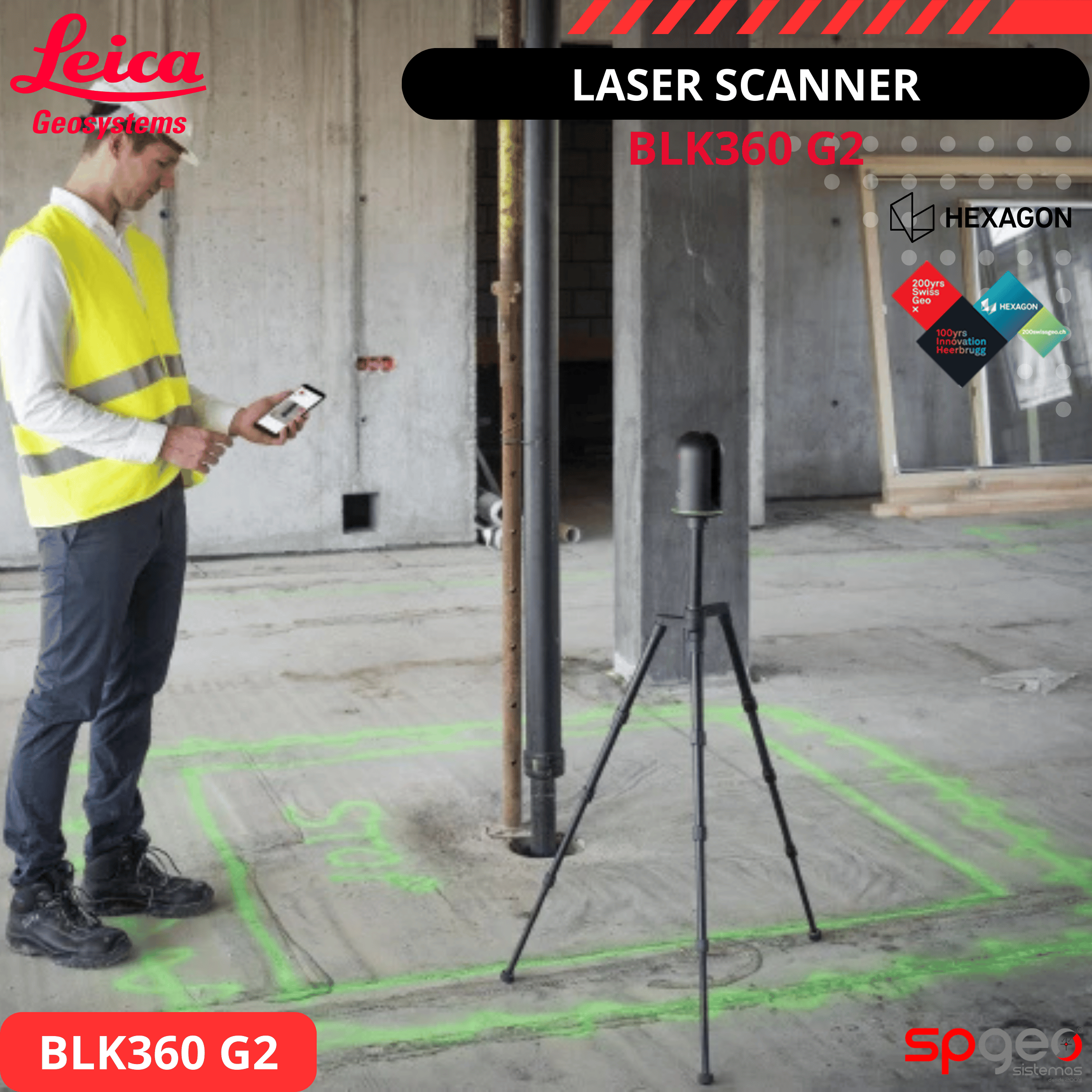 Leica BLK360 G2 Laser Scanner 3D - SPGeo