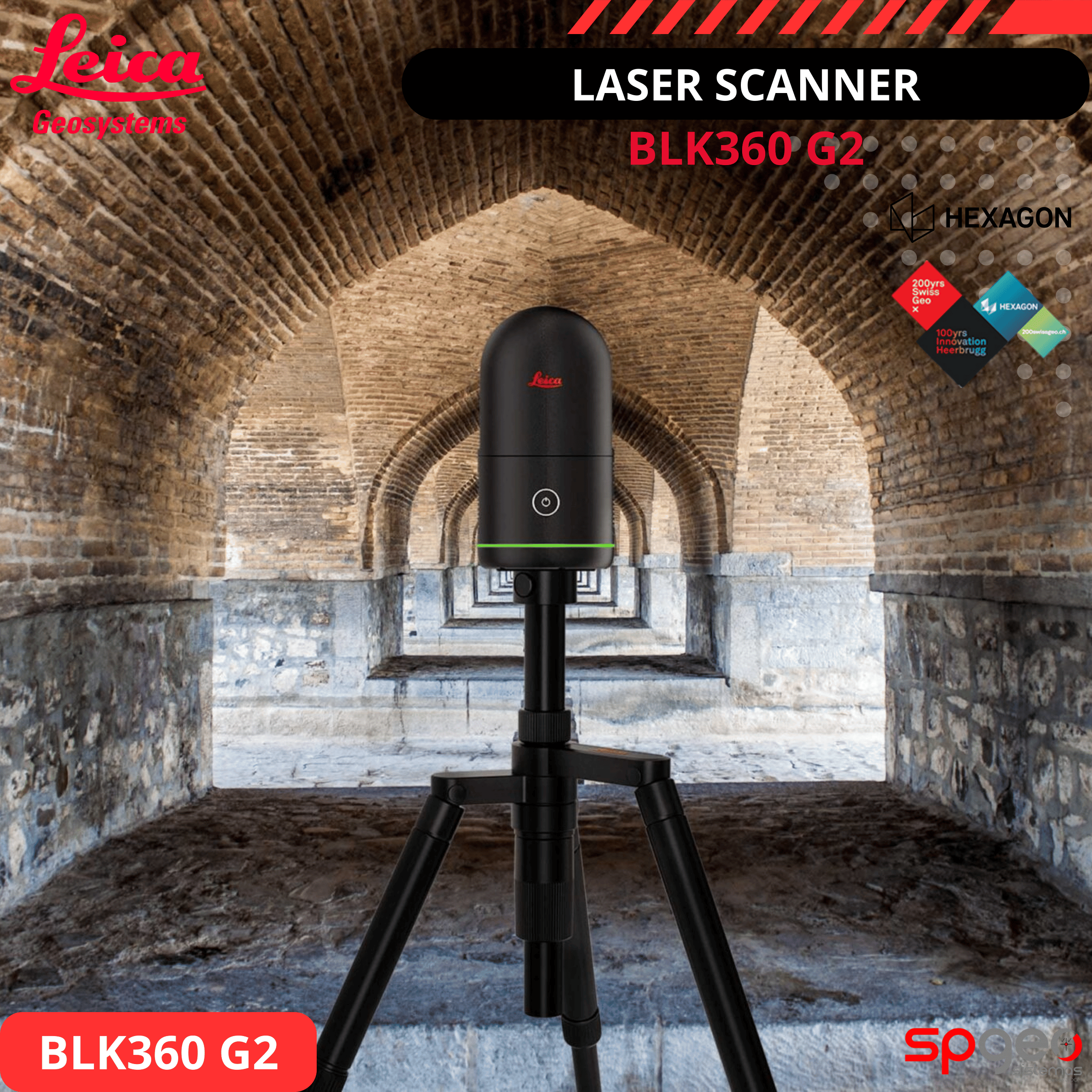 Leica BLK360 G2 Laser Scanner 3D - SPGeo