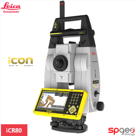 Leica iCON iCR80 – Estação Total Robótica para Construção & BIM - SPGeo