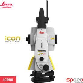 Leica iCON iCR80 – Estação Total Robótica para Construção & BIM - SPGeo