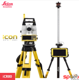 Leica iCON iCR80 – Estação Total Robótica para Construção & BIM - SPGeo