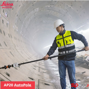 Leica AP20 AutoPole para construção - SPGeo