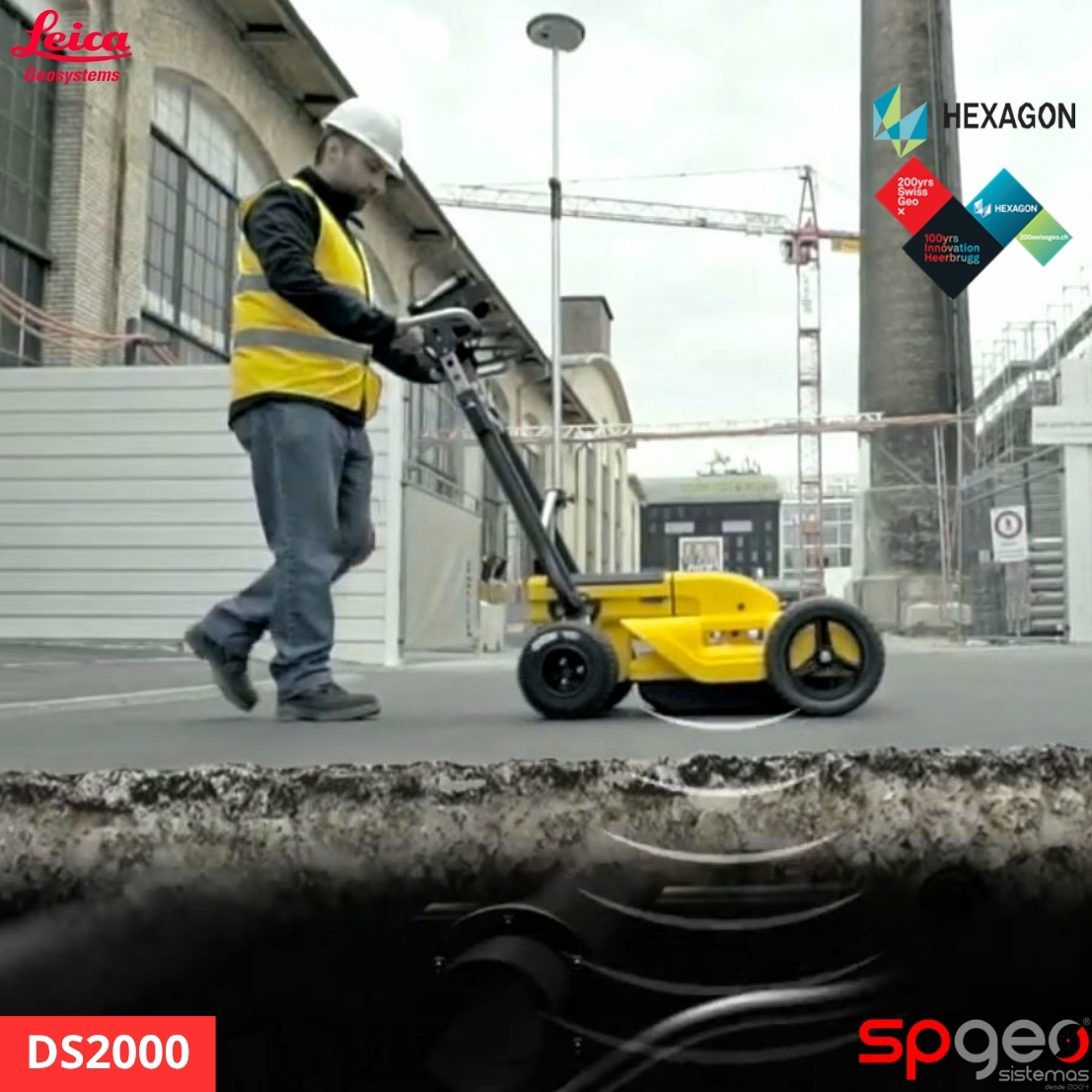 Leica DS2000 Georadar para utilities - SPGeo