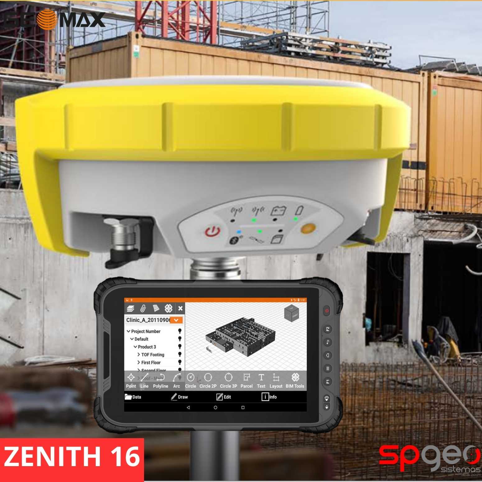 GeoMax Zenith 16 GNSS RTK - SPGeo