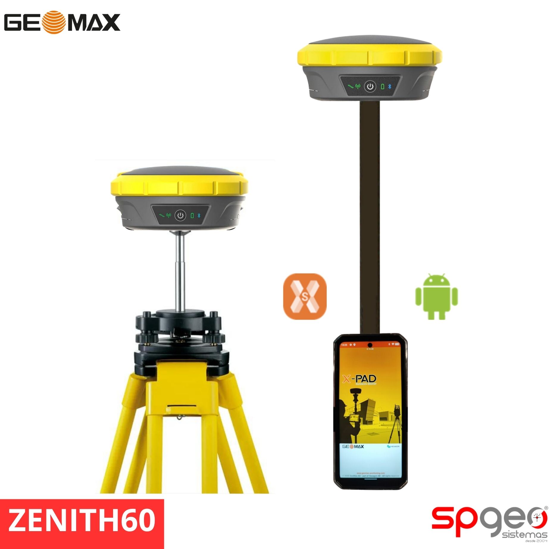 GeoMax Zenith60 GNSS RTK IMU - SPGeo