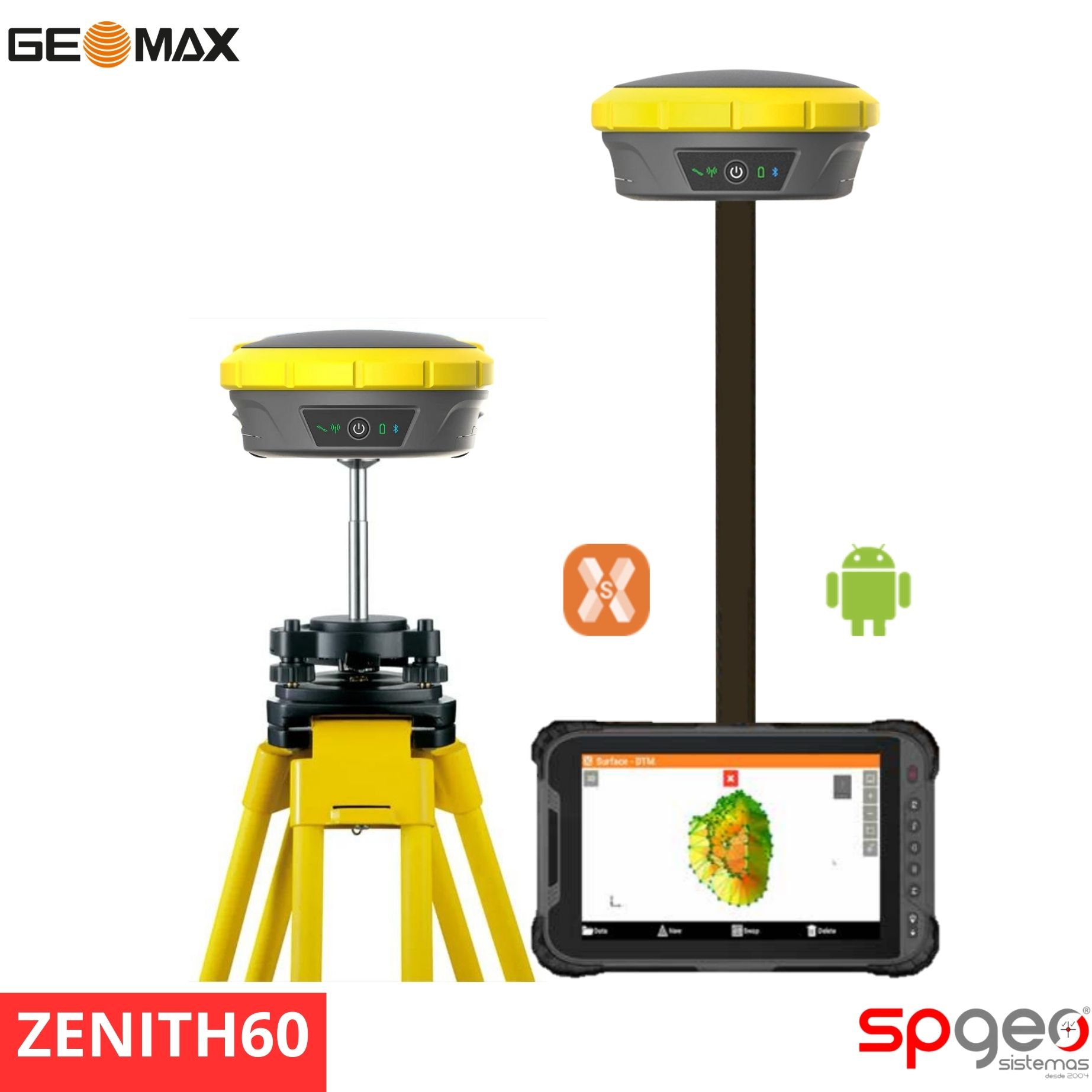 GeoMax Zenith60 GNSS RTK IMU - SPGeo