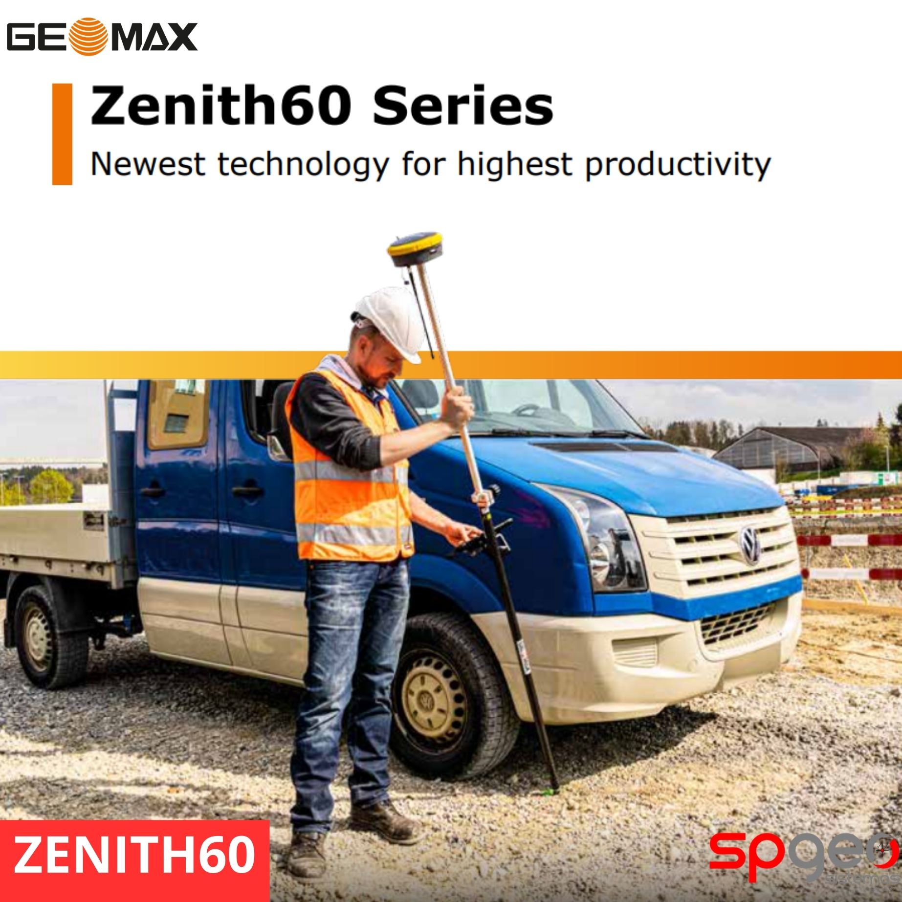GeoMax Zenith60 GNSS RTK IMU - SPGeo