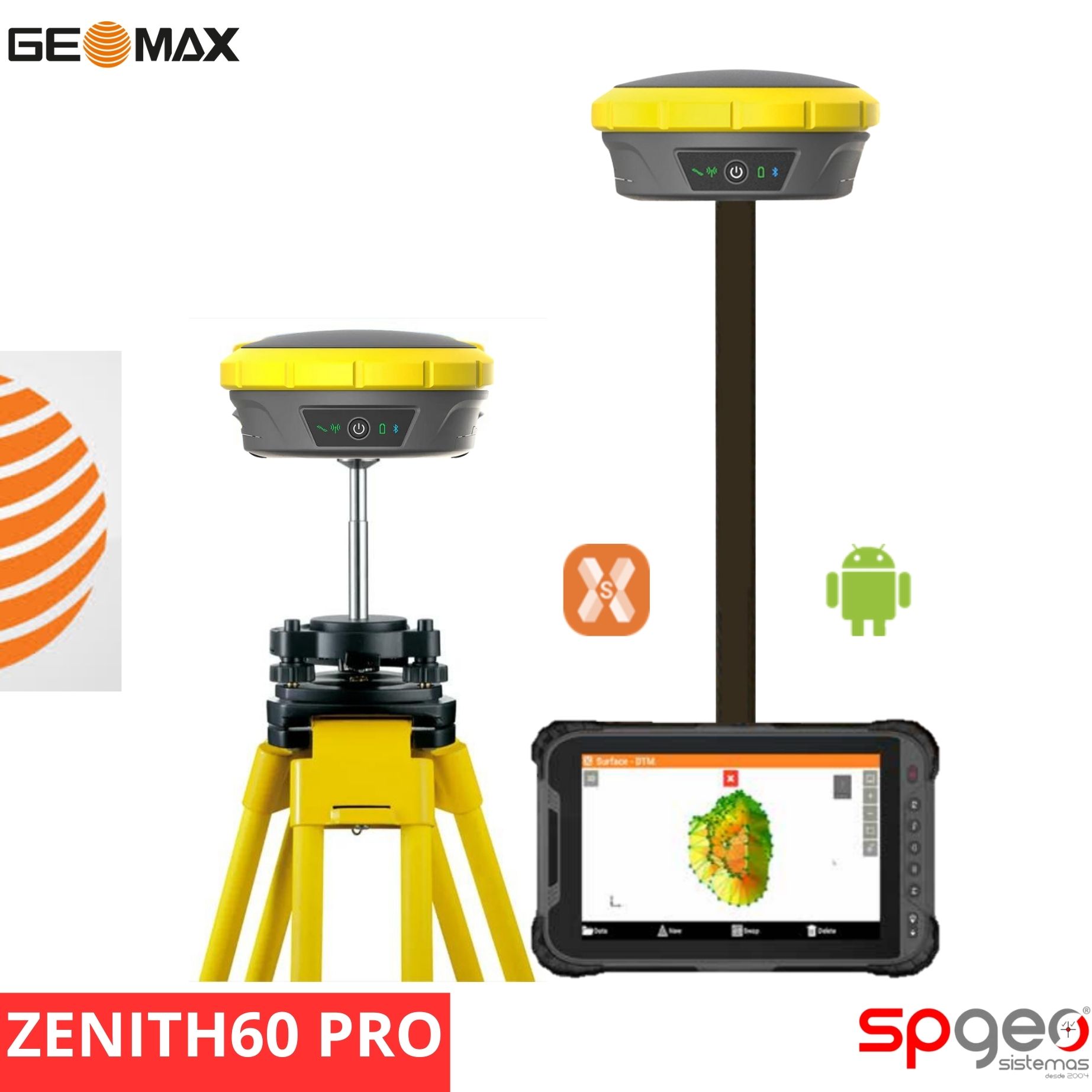 GeoMax Zenith60 Pro GNSS RTK IMU - SPGeo