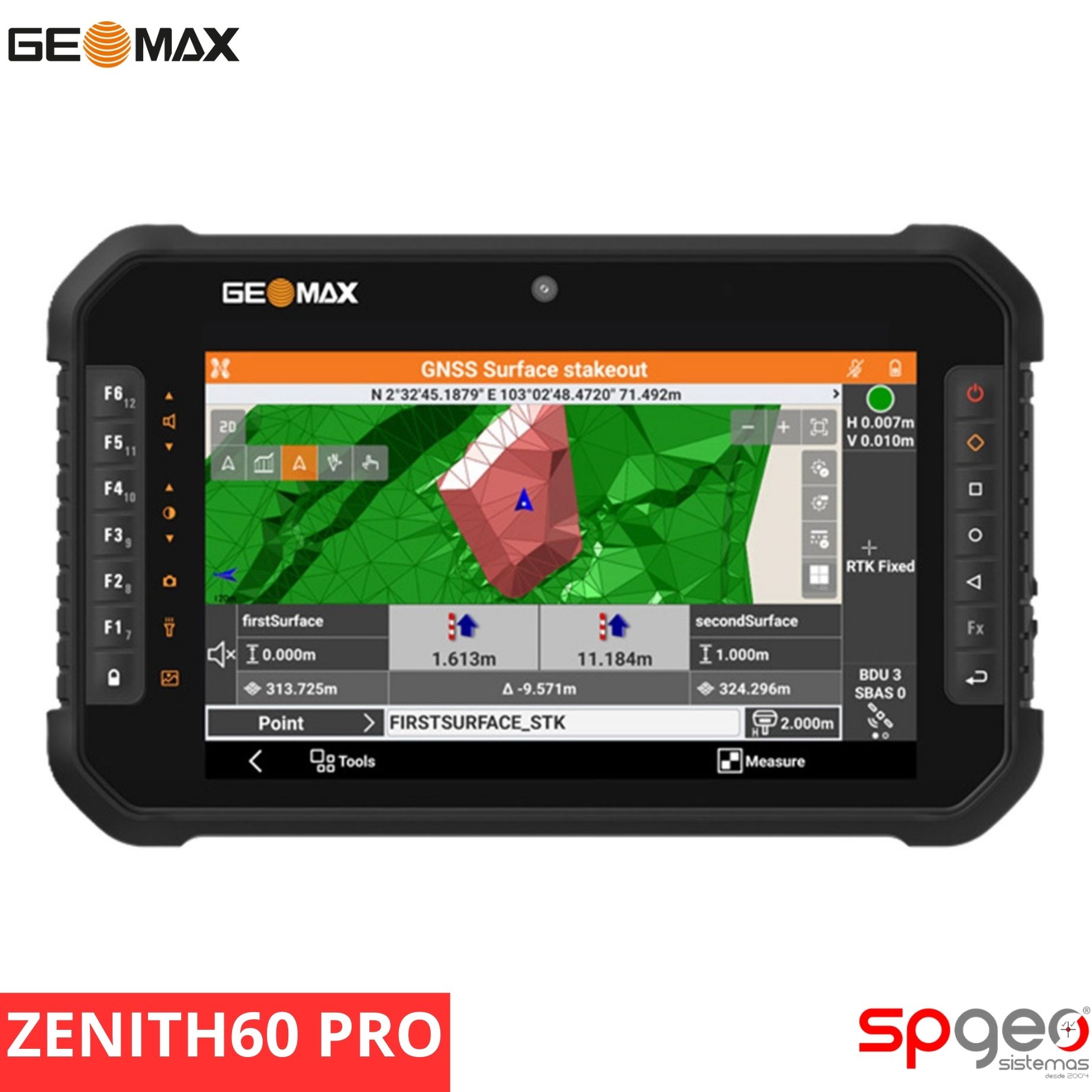 GeoMax Zenith60 Pro GNSS RTK IMU - SPGeo