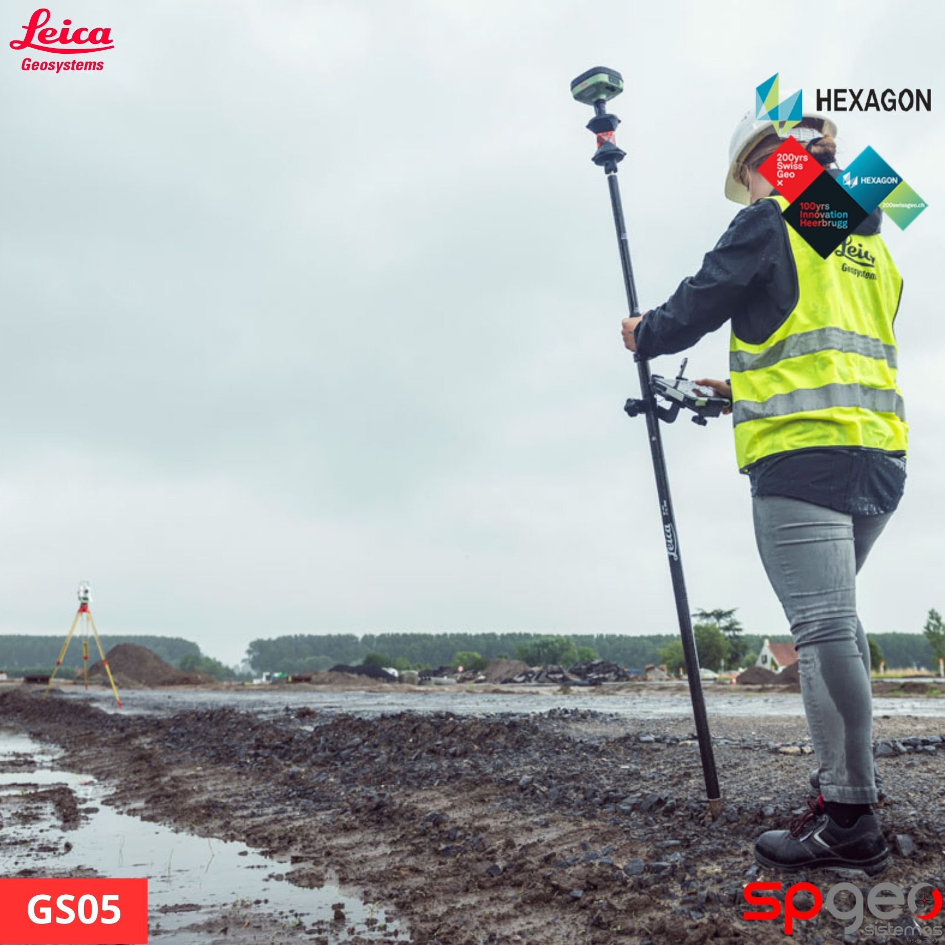 Leica GS05 GNSS RTK IMU - SPGeo