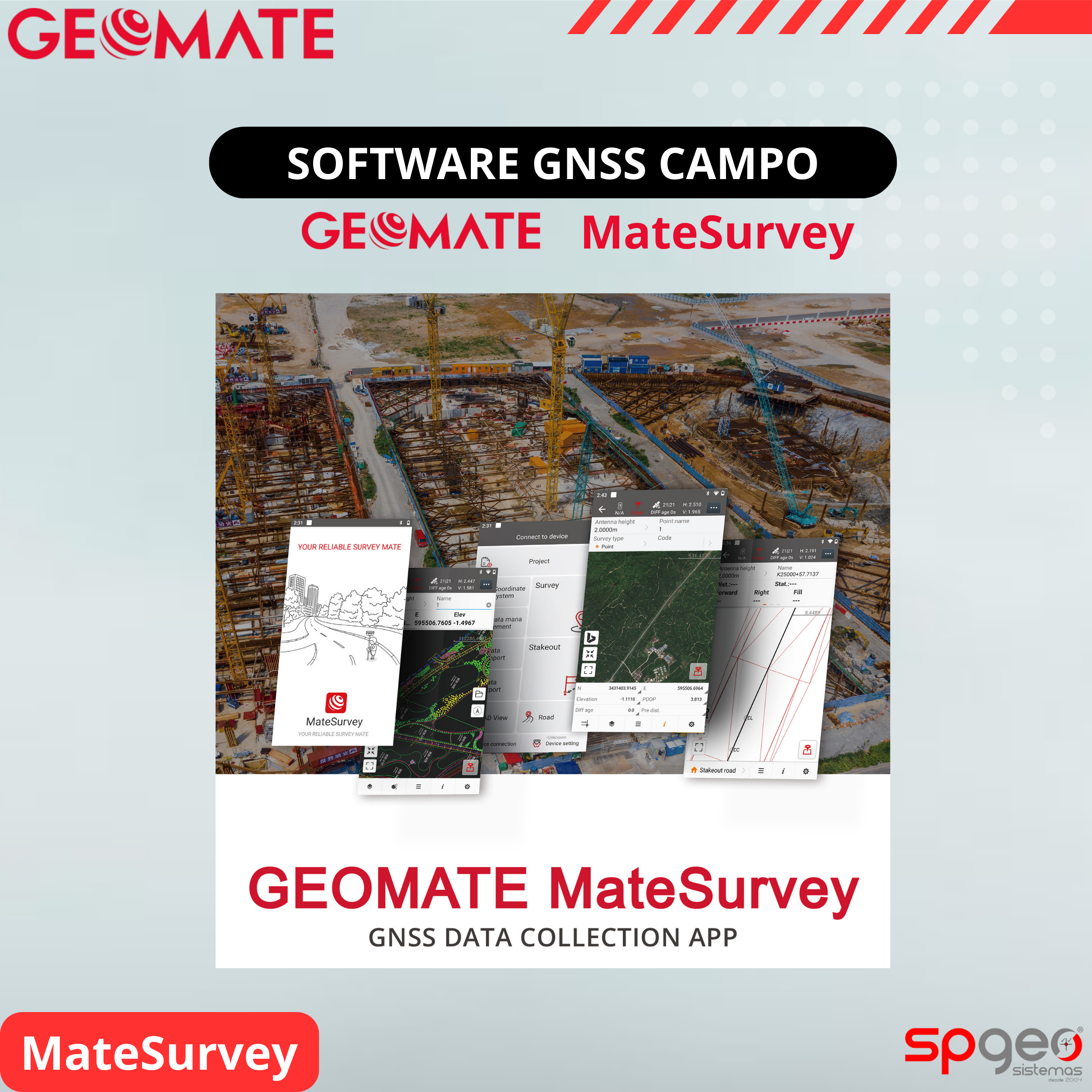 GEOMATE MateSurvey - SPGeo