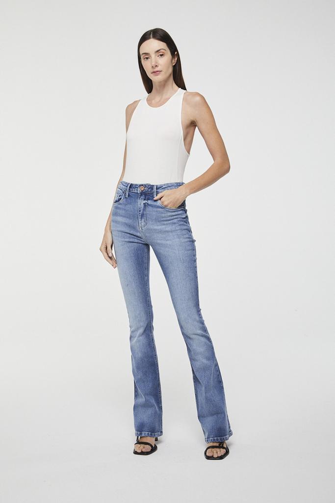 CALÇA JEANS BOOT BASIC ESCURO-ANIMALE/250132 - Blessed