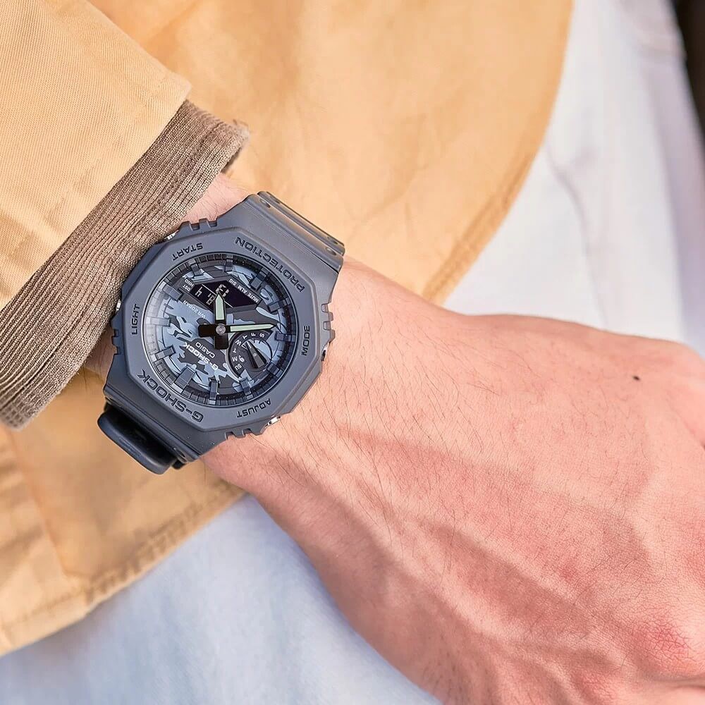 Relógio Casio G-SHOCK GA-2100CA-8ADR *Utility Camo - Relógios NextTime