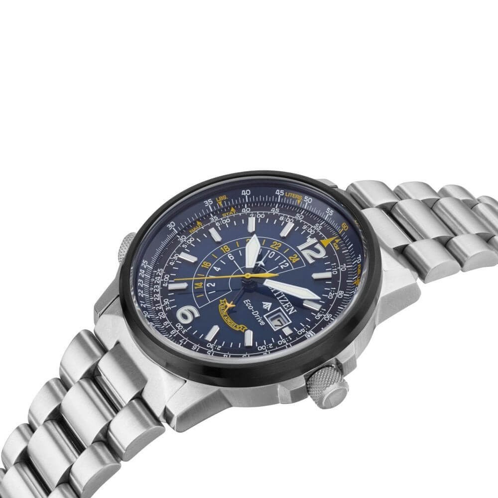 Relógio Citizen Promaster Eco-Drive Blue Angels Nighthawk BJ7006-56L ...