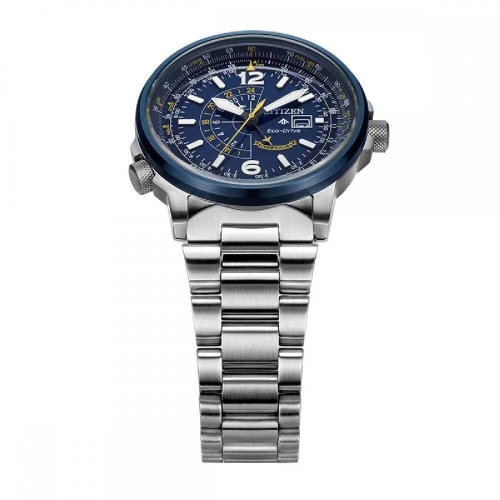 Relógio Citizen Promaster Eco-Drive Blue Angels Nighthawk BJ7006-56L ...