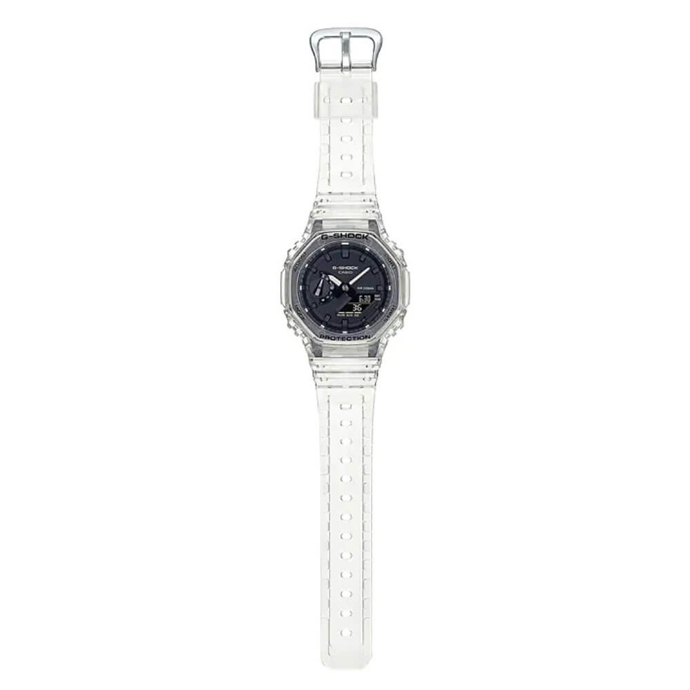 Relógio Casio G-SHOCK GA-2100SKE-7ADR Transparent Pack Serie *Carbon C ...