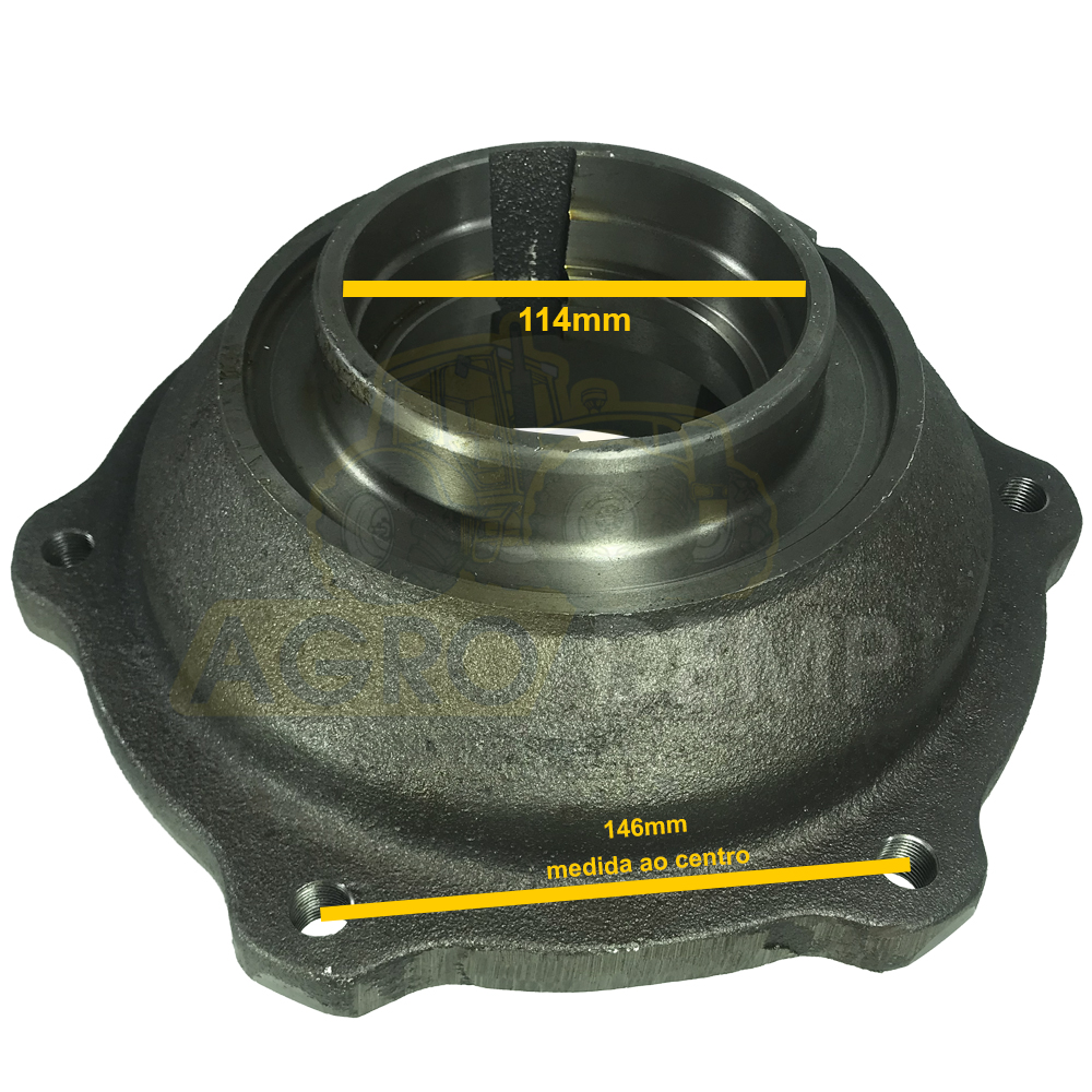 TAMPA DO CUBO DA RODA DA MANGA DE EIXO EIXO DIANTEIRO NEW HOLLAND TL65 ...