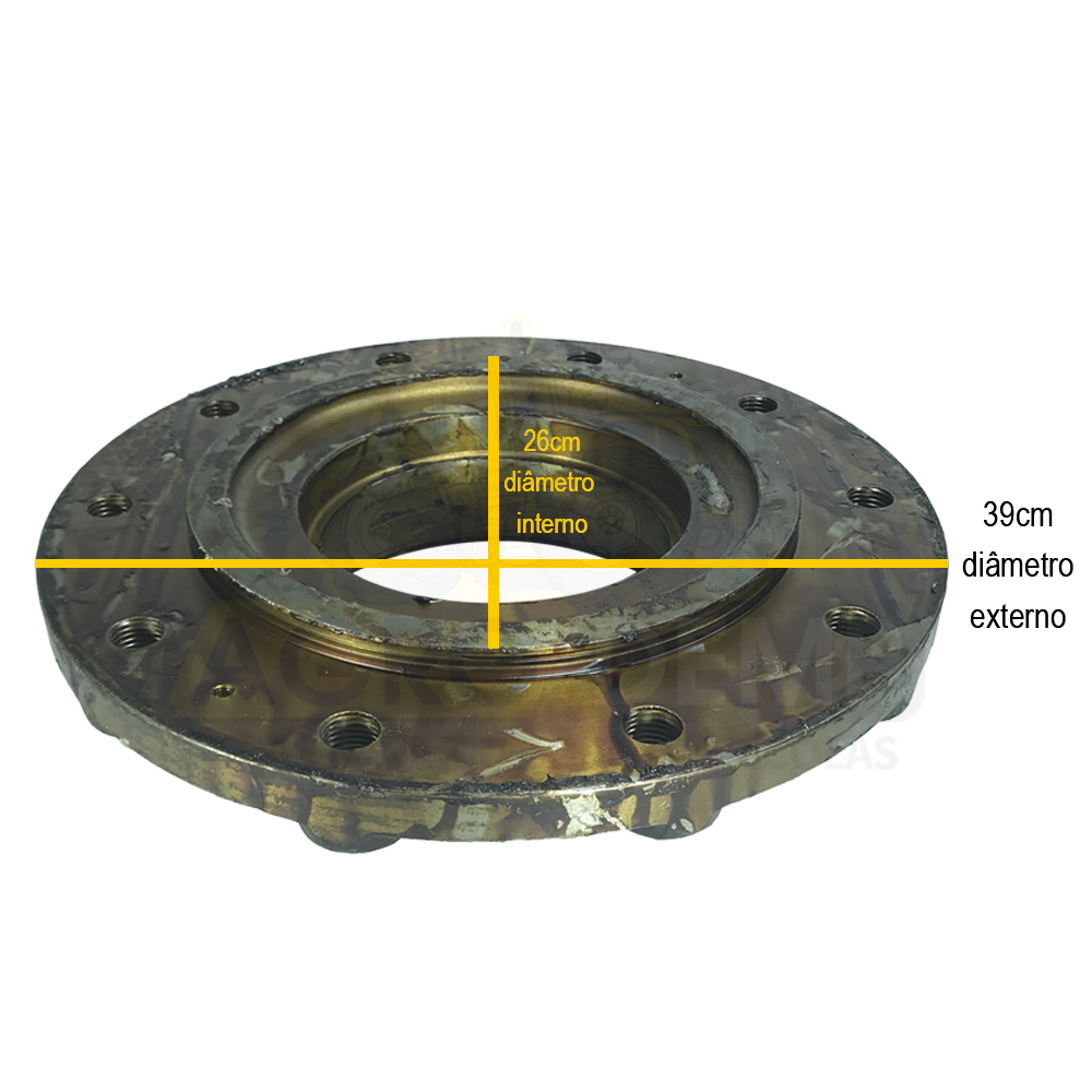 CUBO DA RODA (TRAÇÃO CARRARO - 10 FUROS - PANEGOSSI) - VALTRA - BM85 ...
