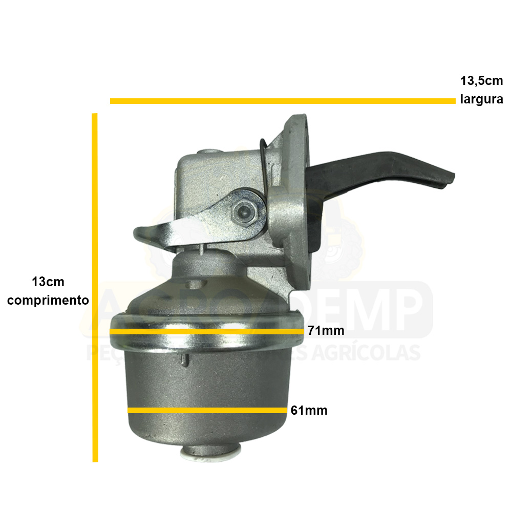 BOMBA DE COMBUSTÍVEL (CNH) - FORD / NEW HOLLAND 5610S / 6610S / 6630 ...