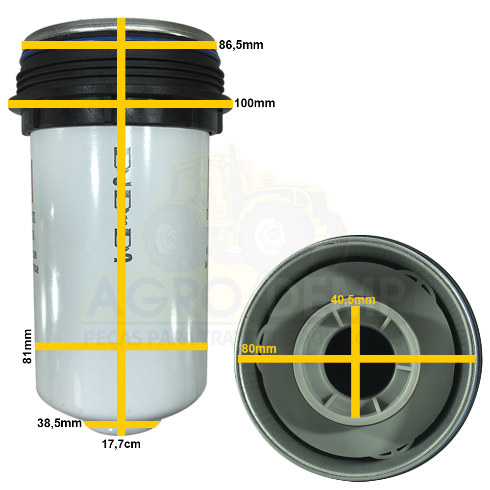 KIT FILTRO DE COMBUSTÍVEL (IMP) - VALTRA / MASSEY FERGUSON - 837091385 ...