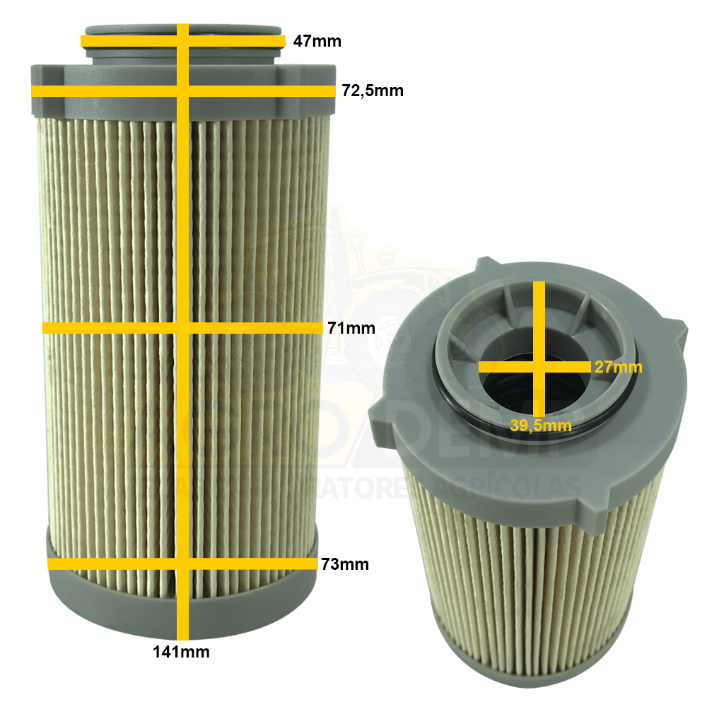 KIT FILTRO DE COMBUSTÍVEL (IMP) - VALTRA / MASSEY FERGUSON - 837091385 ...