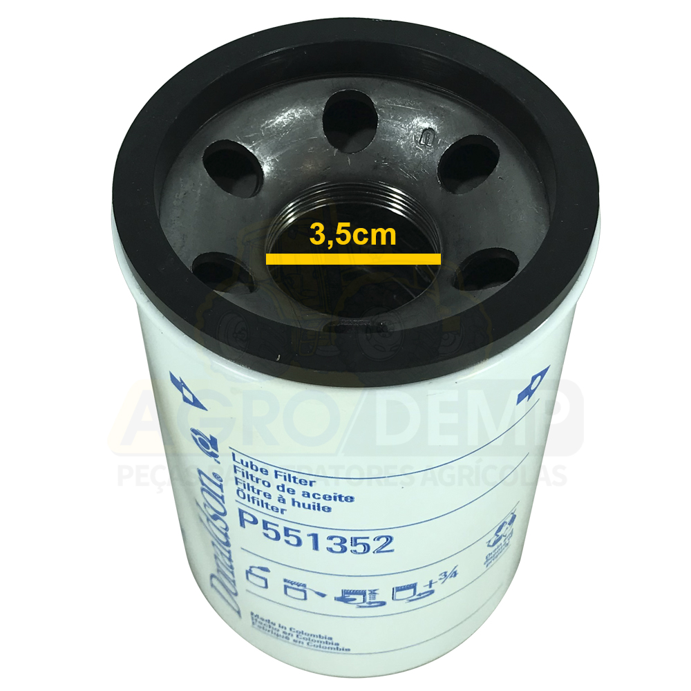 FILTRO DE COMBUSTÍVEL (146MM - COLHEITADEIRA - DONALDSON) - JOHN DEERE ...