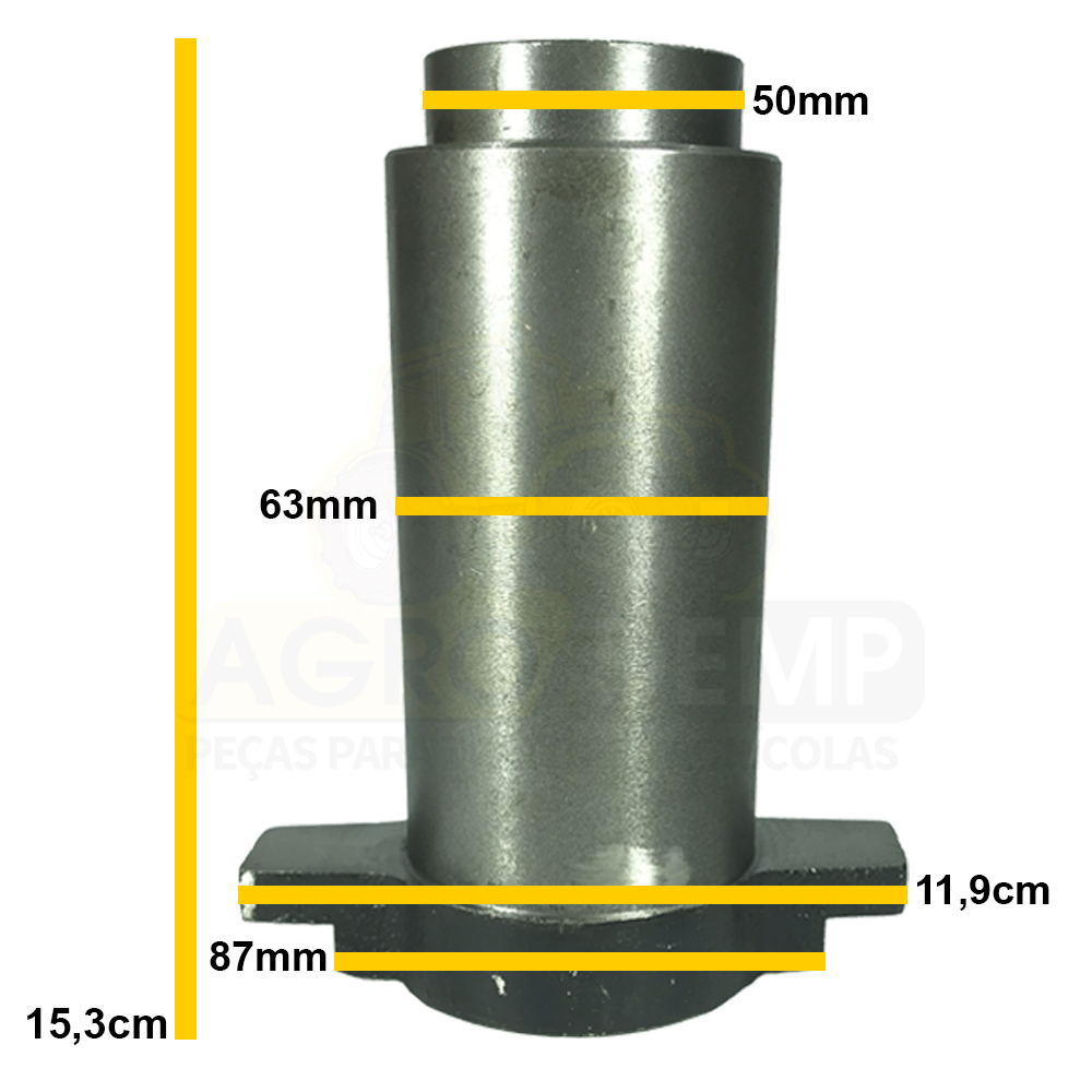 LUVA ACOPLAMENTO COLAR DA EMBREAGEM (MPS) - NEW HOLLAND TRATOR TL70 / - Agrodemp Tratores | Loja ...