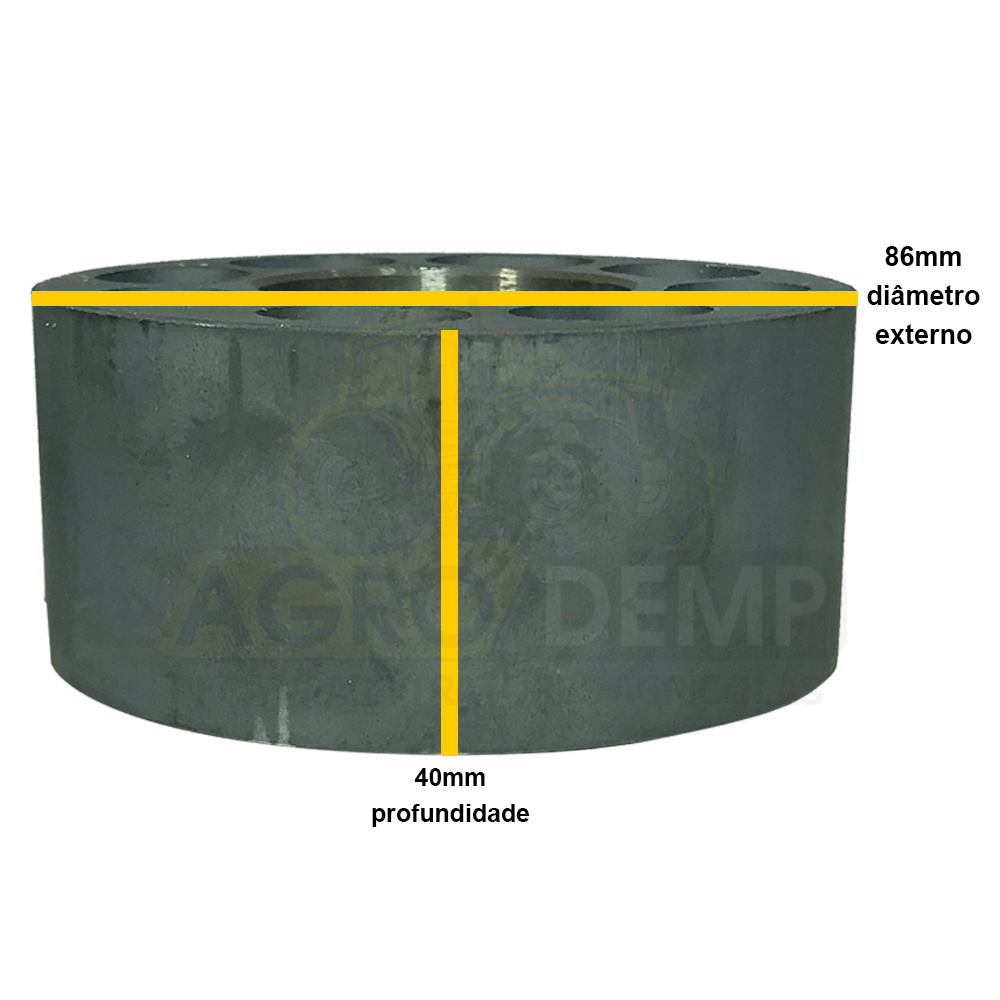 TAMBOR POLIA GUIA (TRATOR / CEFEIRA - ORIGINAL GENUINO) - JOHN DEERE 7 ...