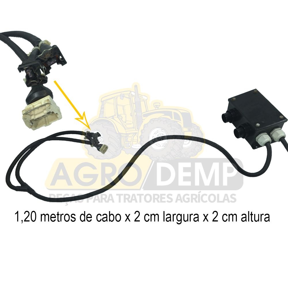 CHICOTE ELÉTRICO ELETRO HIDRÁULICO DO EHRB ORIGINAL - VALTRA / VALMET ...