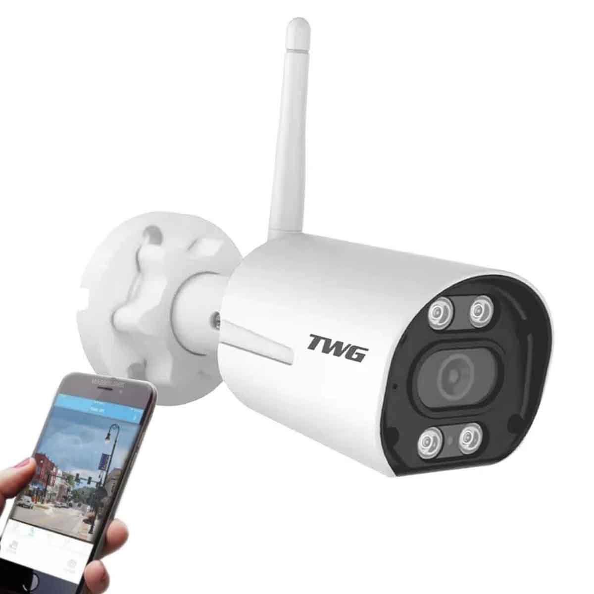 Câmera Bullet Wifi 1080p Dual Led 9520 Twg - Telekin