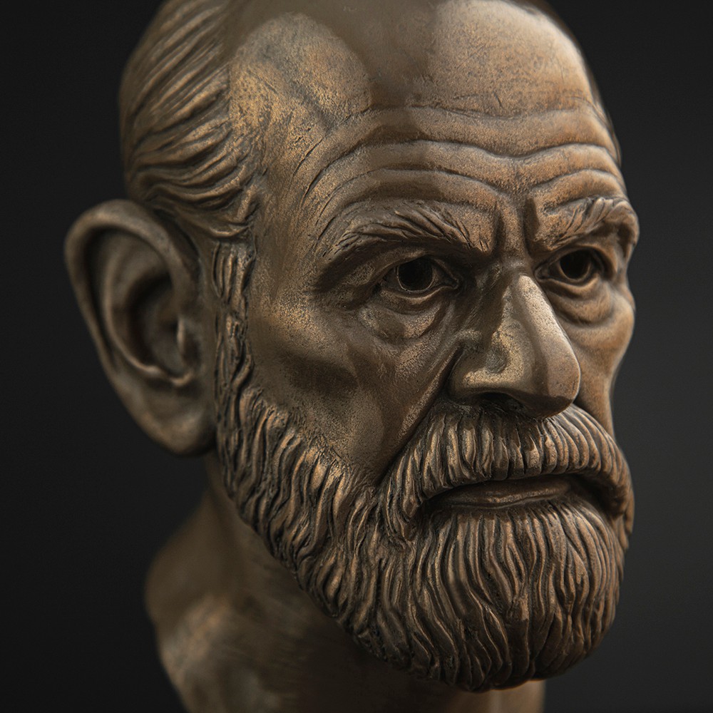Sigmund Freud | Escultura | Busto | Pai da Psicanálise | decoração, bu ...