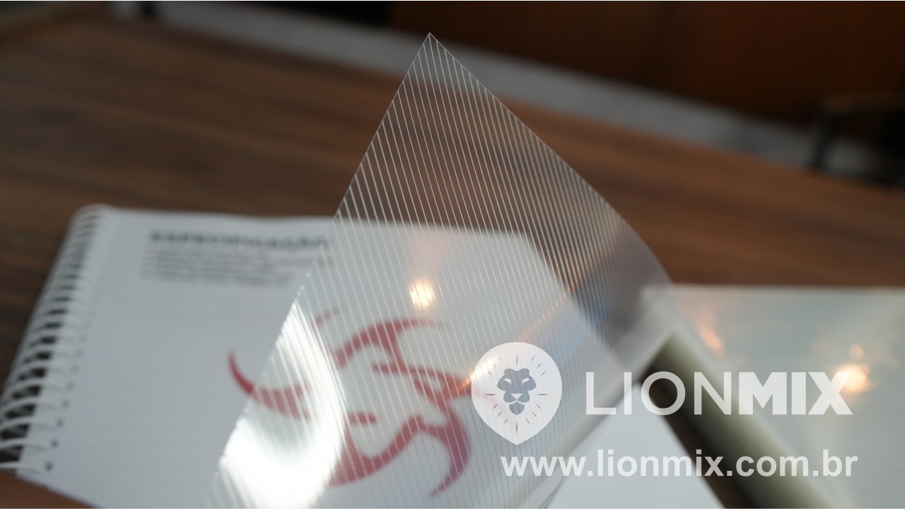 CAPA PP A4 - pacote c/ 100 folhas - TRANSPARENTE LINE - Lion Mix ...