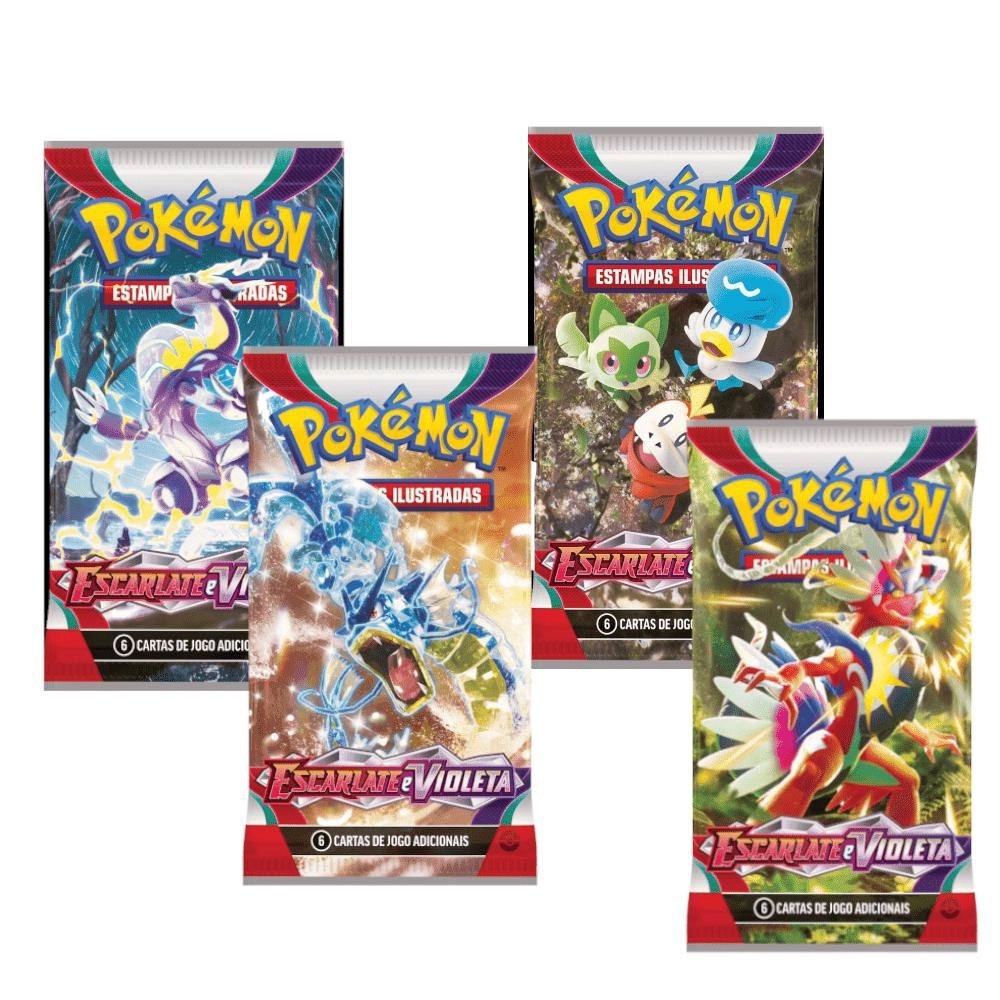Jogo De Carta Pokemon Escarlate E Violeta 1 Com 1 Booster (6 Cartas ...