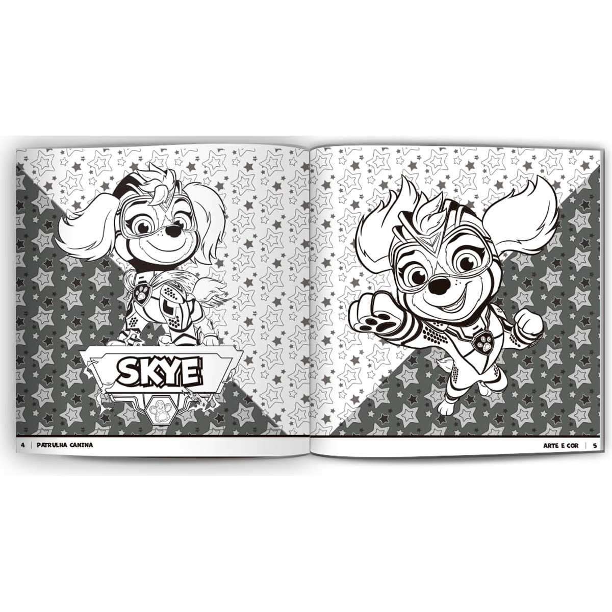 Livro Para Colorir: Patrulha Canina - Arte E Cor - Editora: Culturama ...