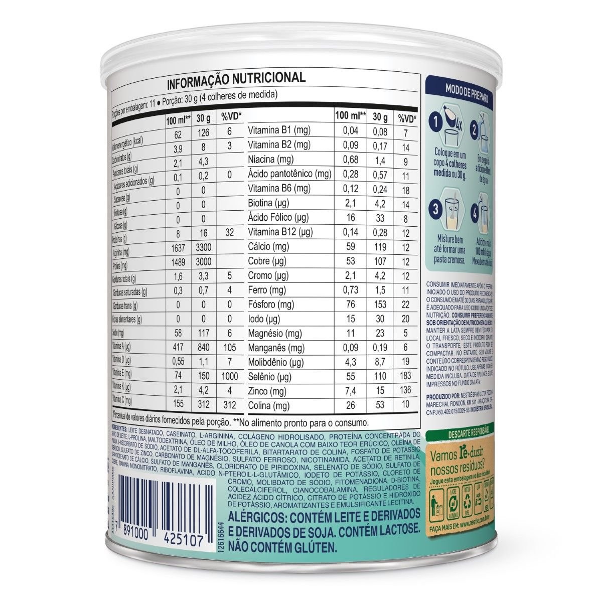 Proline pó 330g - Enteral Care Nutrição Enteral e Suplemento Dietas