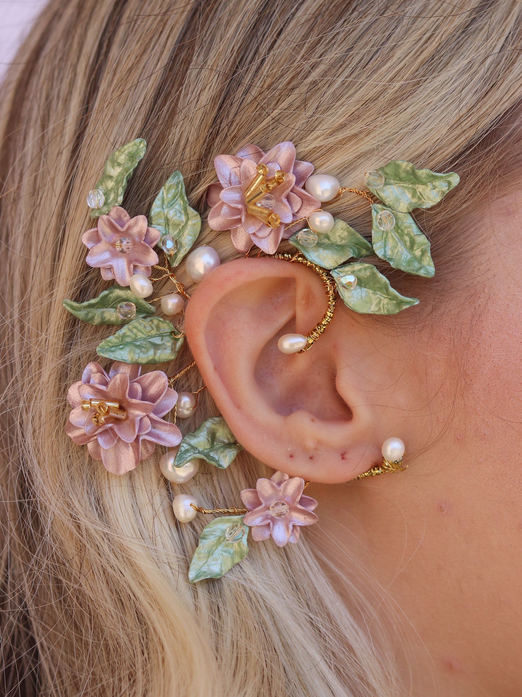 Ear Cuff Flores Minerva - G. Offer - Acessórios de Cabelo