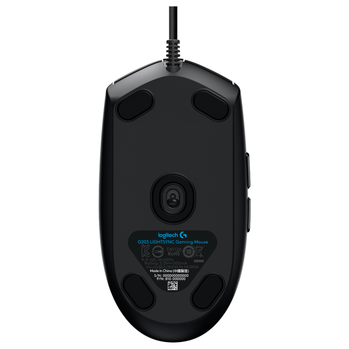 Mouse Gamer Logitech G203 LIGHTSYNC RGB – 8.000 DPI - Tiburon Informática