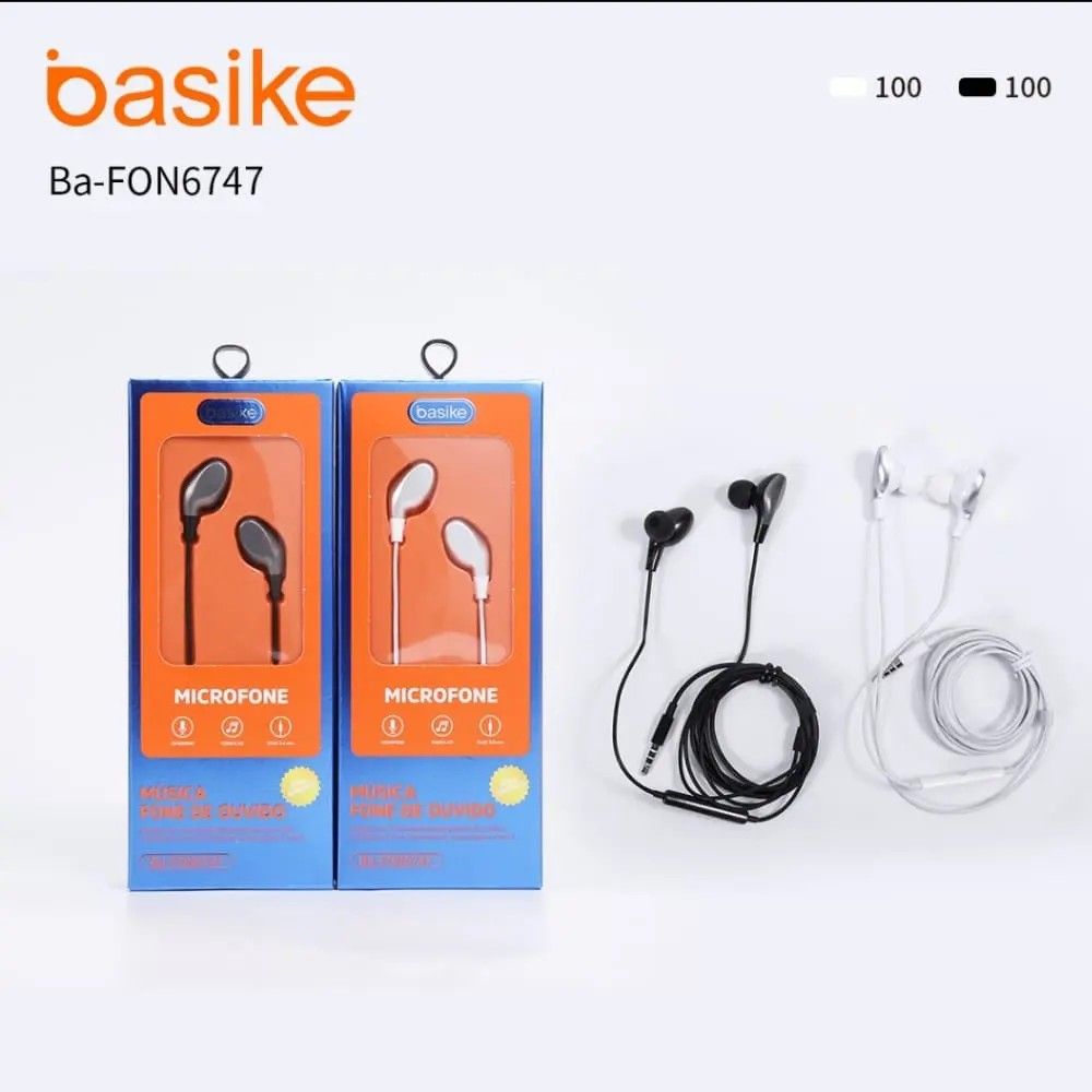 Fone De Ouvido Basike BAFON-6747 P2 - Bazik Prime