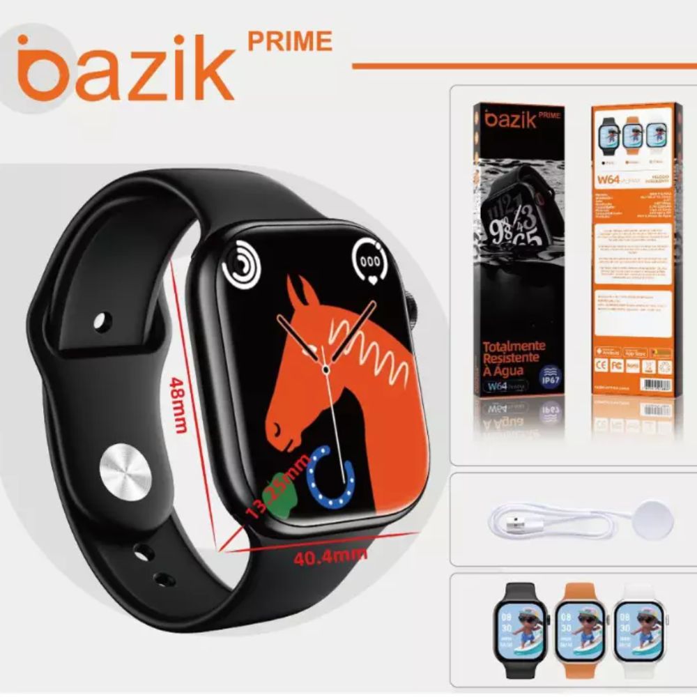 Smartwatch W64 Pro Max Relógio De Pulso Digital - Bazik Prime