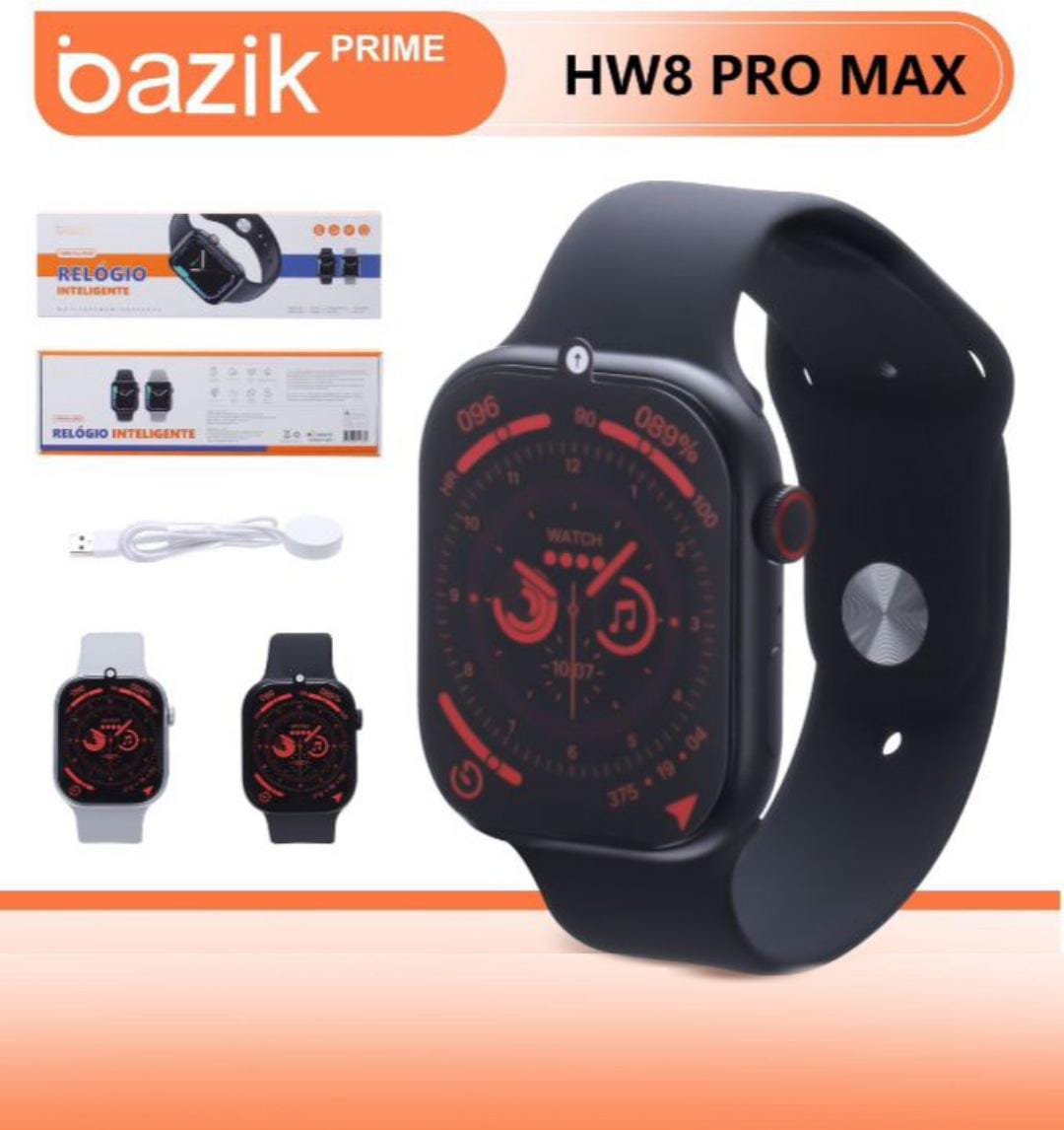 Smartwatch HW8 Pro Max Relógio De Pulso Digital - Bazik Prime