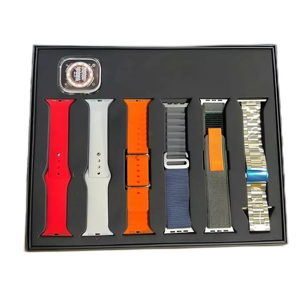 Smartwatch W57 Pro Max Relógio De Pulso Digital Acompanha 7 Pulseiras - Bazik Prime