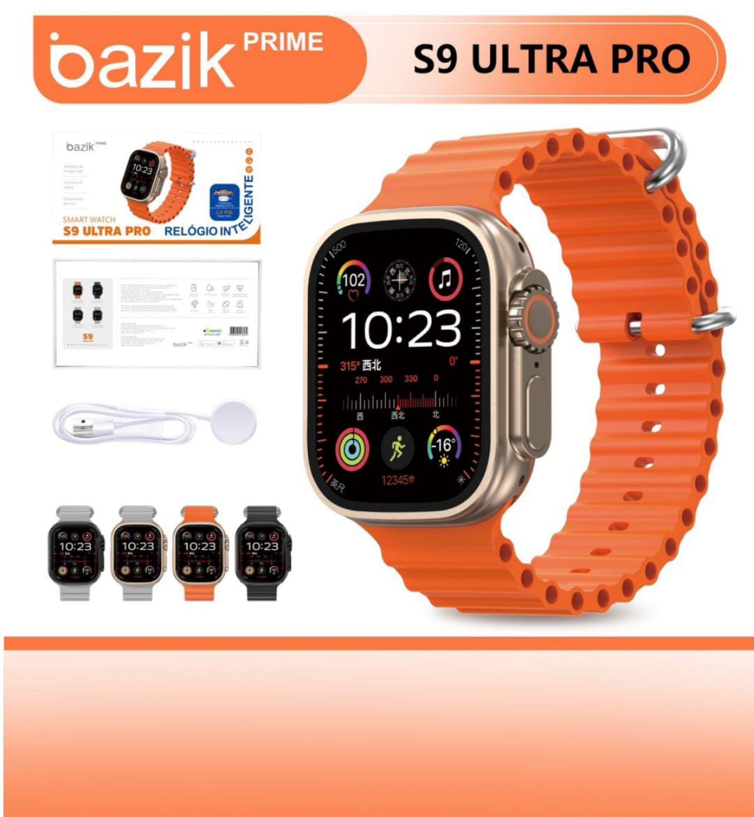 Smartwatch S9 Ultra Pro Relógio De Pulso Digital - Bazik Prime
