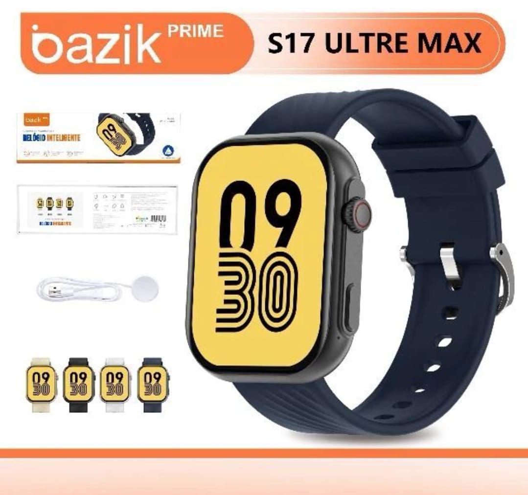 Smartwatch S17 Ultra Max Relógio De Pulso Digital - Bazik Prime