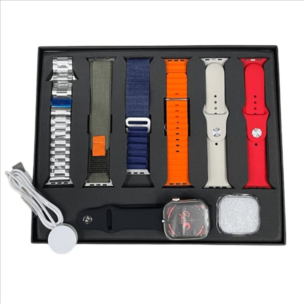 Smartwatch W52 Pro Max Relógio De Pulso Digital Acompanha 7 Pulseiras - Bazik Prime