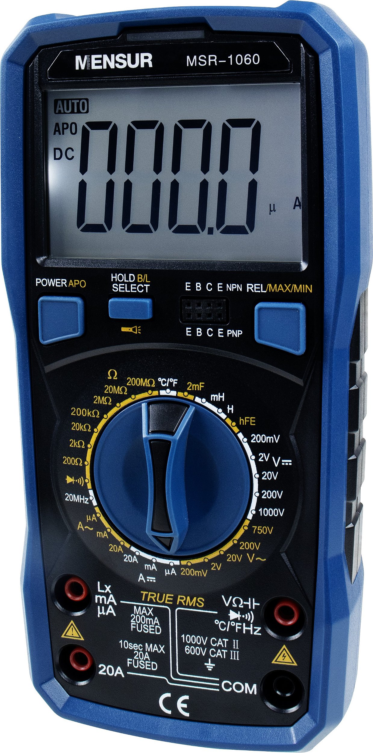 MULTÍMETRO DIGITAL MENSUR MODELO MSR-1060 - Rigitech