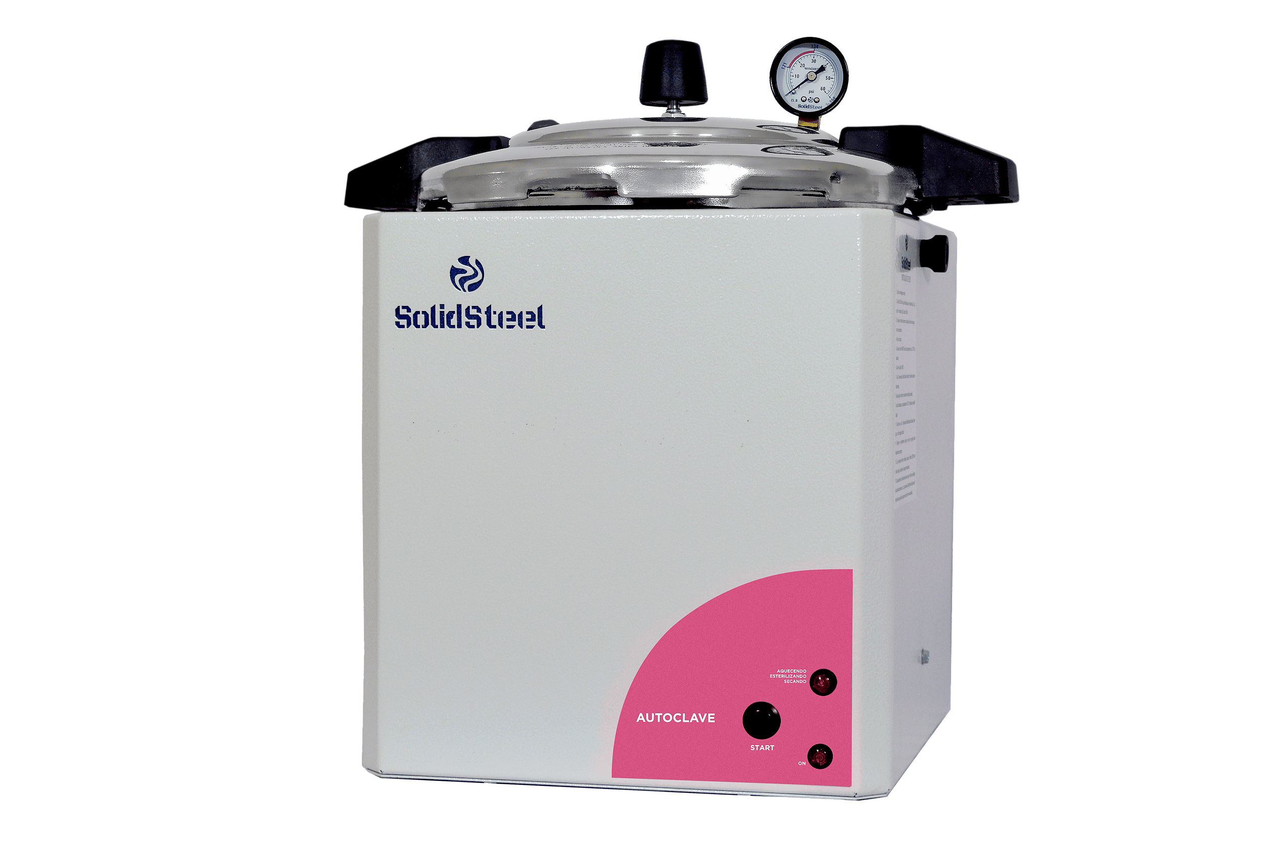 AUTOCLAVE VERTICAL SOLIDSTEEL SSAe – 8L - Rigitech